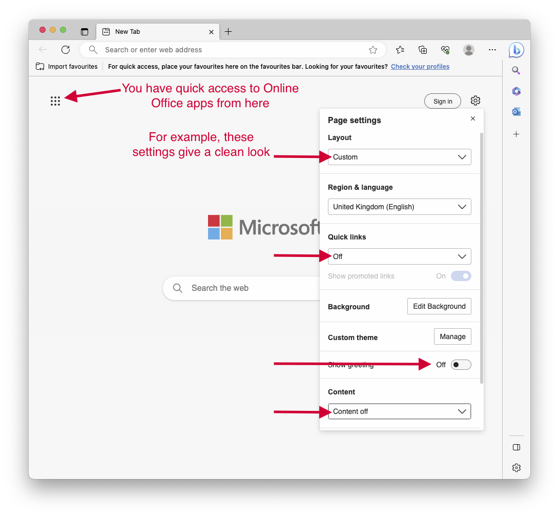Student Onboarding: 2. Setting up Microsoft Edge Browser – Community IT ...